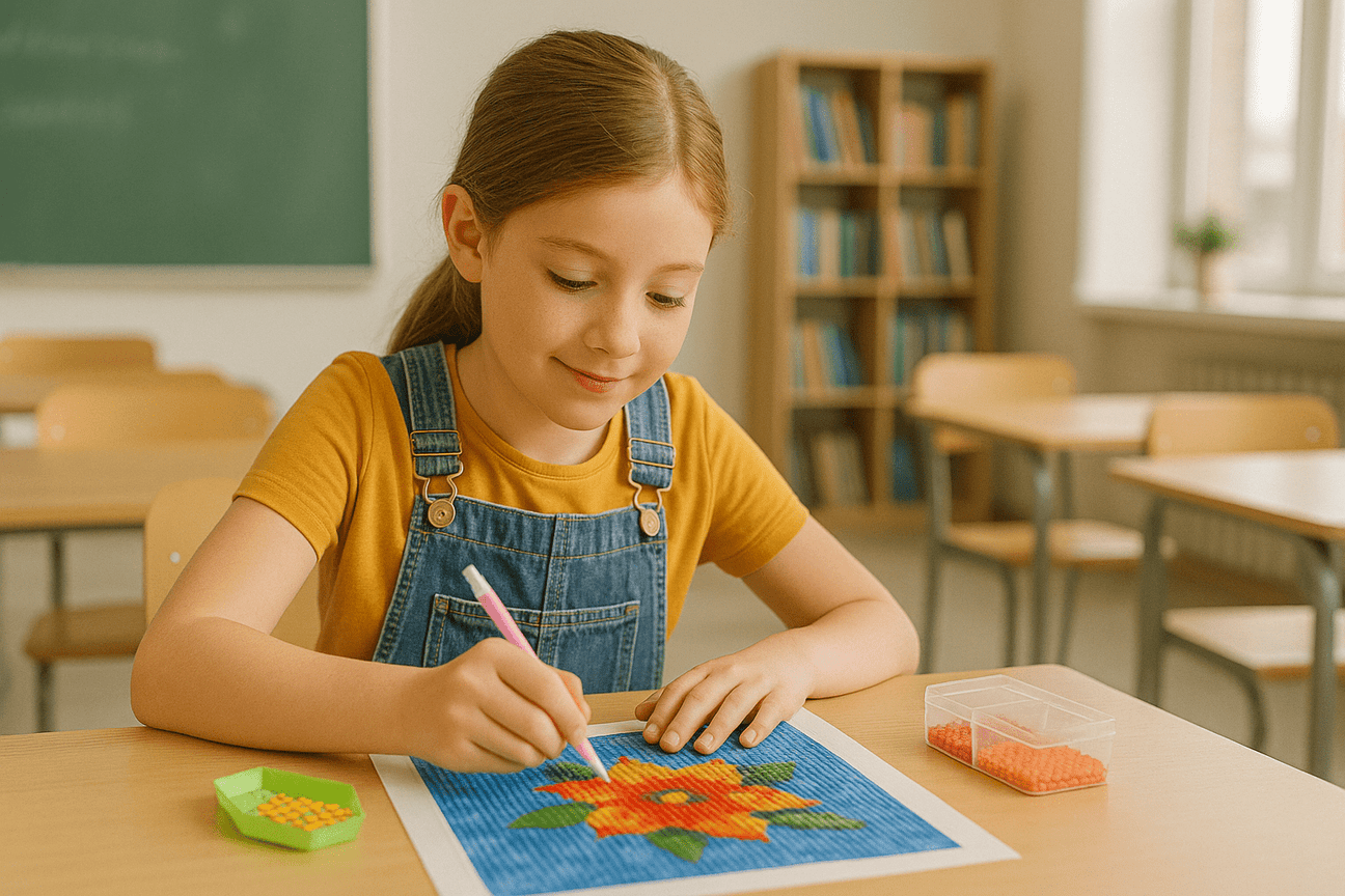 Diamond Painting Schachbrett-Methode: Perfekte Ergebnisse leicht gemacht