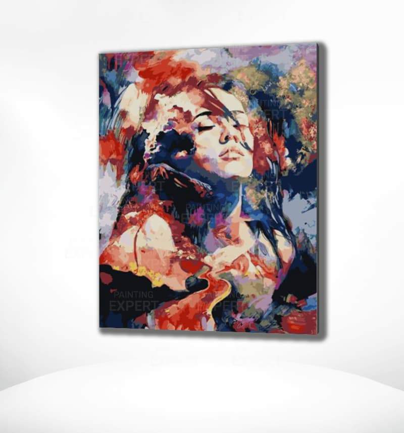 Malen nach Zahlen Frau - Lieferung innerhalb von 1 -3 Tagen ️